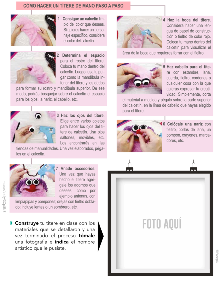 Cómo hacer un títere de mano – Logro EDICIONES